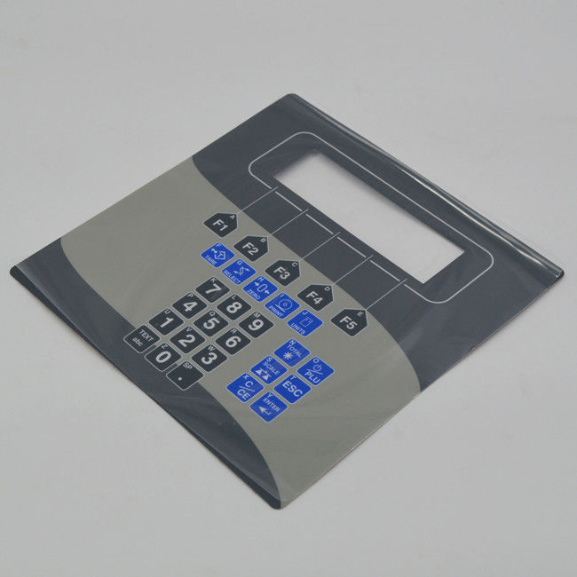 Metal Dome Control Panel Keypad PETG Gray Membrane Switch Keypad